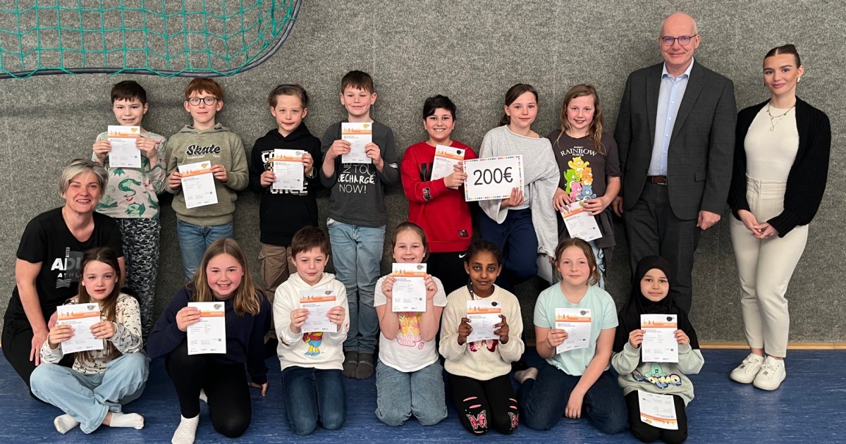 Sportabzeichenverleihung | Eilermarkschule Gronau